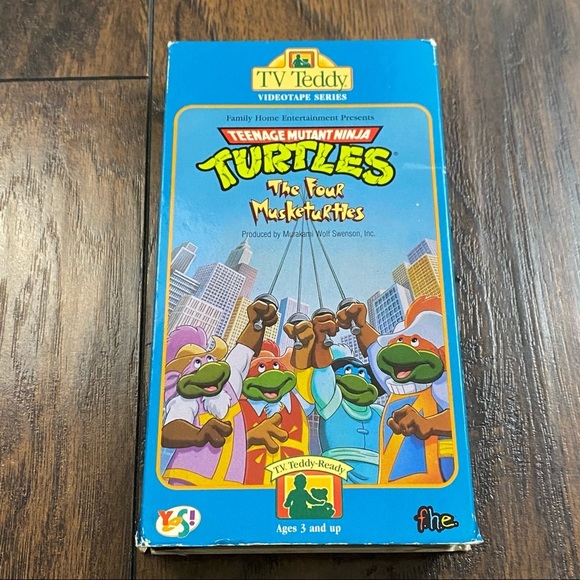 Media | Teenage Mutant Ninja Turtles The Four Musketurtles Tv Teddy Vhs ...